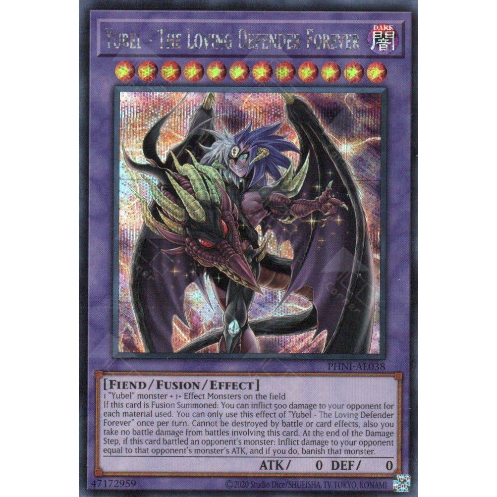 [ Bài Yugioh Chính Hãng ] PHNI-AE038 Yubel - The Loving Defender ...