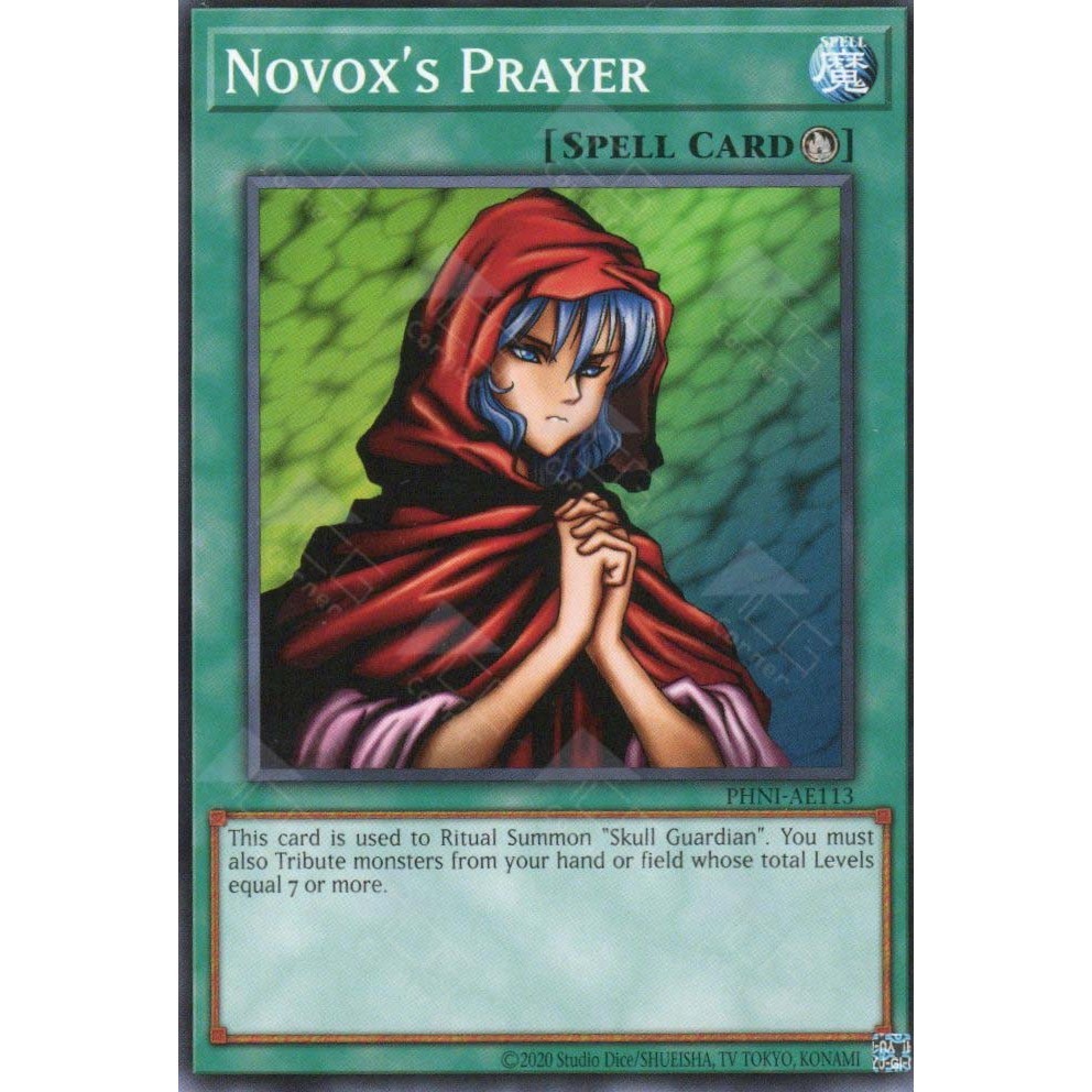 [ Bài Yugioh Chính Hãng ] PHNI-AE113 Novox's Prayer - Common | Shopee ...