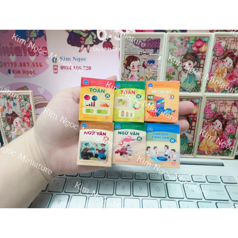 Mô hình sách mini trang trí nhà búp bê 1:12 1:6 ob11 - lớp 8 - CHÂN TRỜI SÁNG TẠO | Shopee Việt Nam