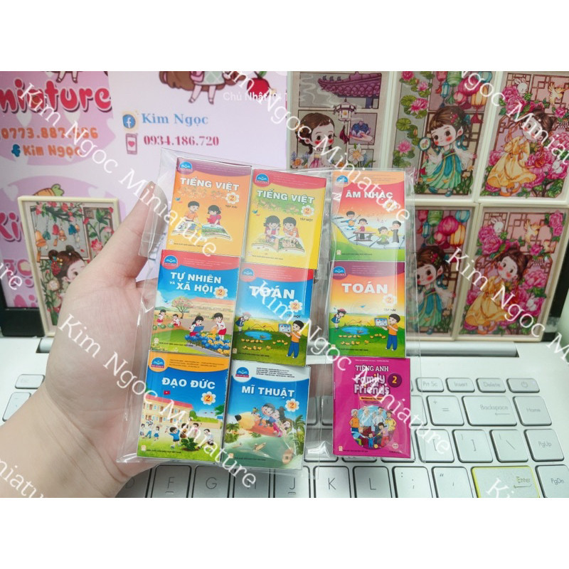 Mô hình sách mini trang trí nhà búp bê 1:12 1:6 ob11 - lớp 2 - CHÂN TRỜI SÁNG TẠO | Shopee Việt Nam