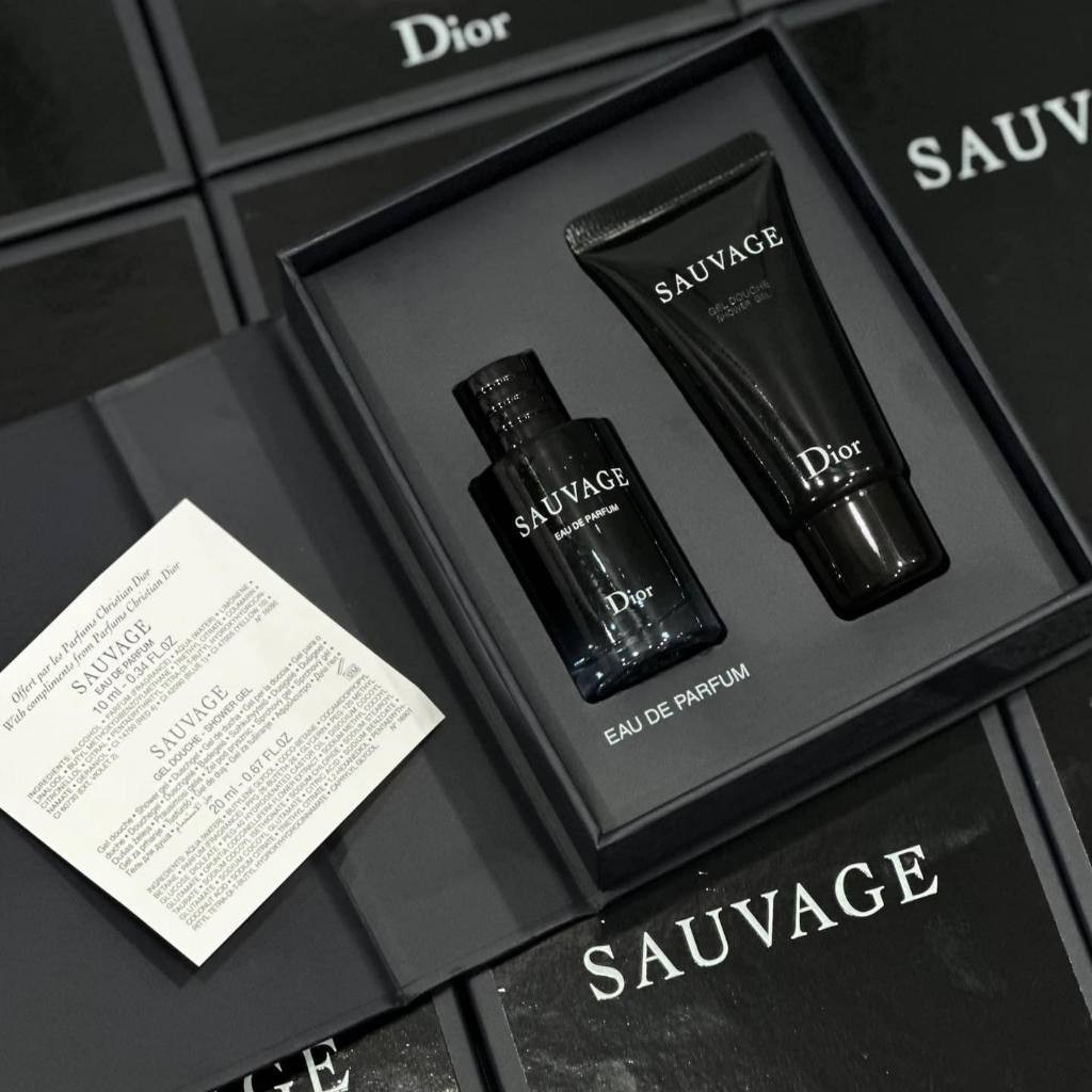 [ Hàng Pháp] Set Nước Hoa Sữa Tắm Dior Sauvage mini | Shopee Việt Nam