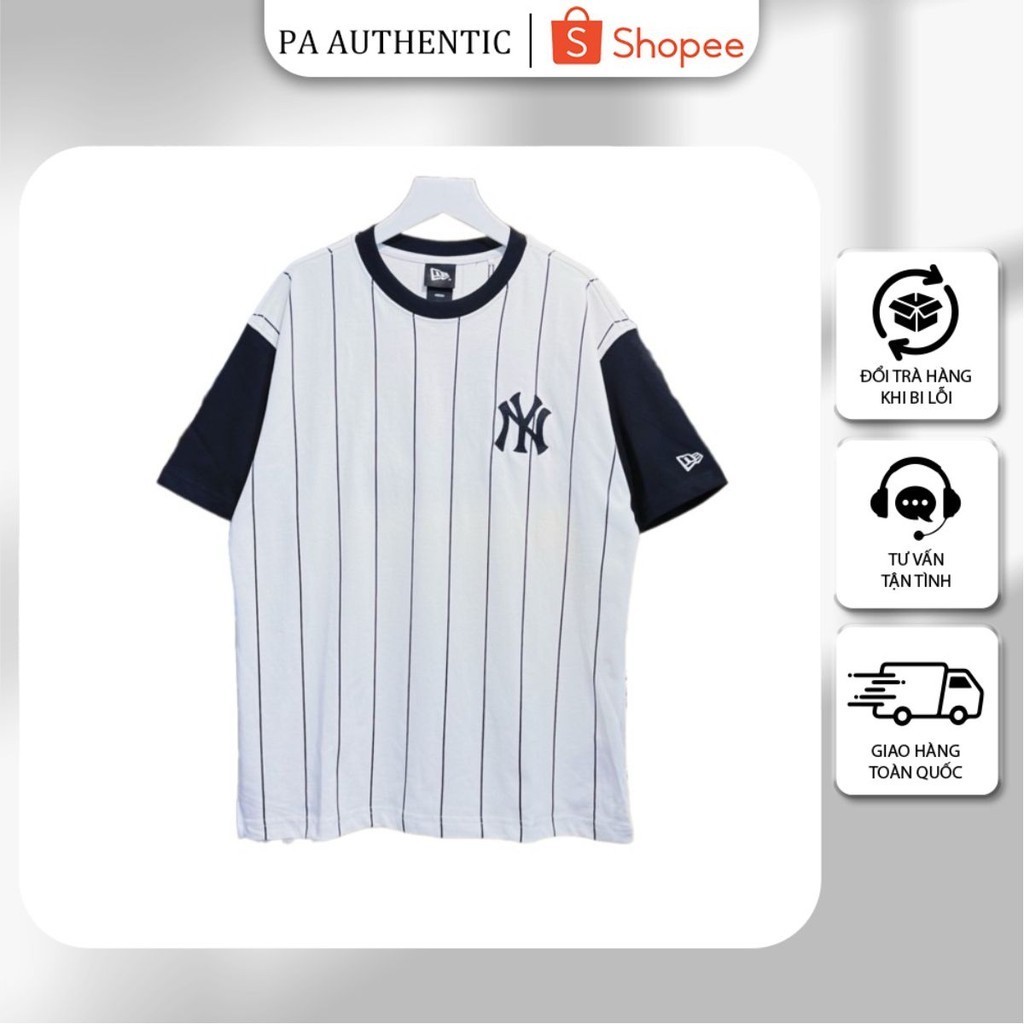 Áo Thun New Era Ny Tay Đen Sọc Đen Hàng Chính Hãng CODE: 13795658 ...