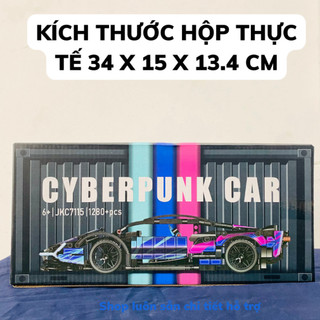 Mô hình lắp ráp siêu xe technic Lambo Cyberpunk Lam tỉ lệ 1:14 1314 chi ...