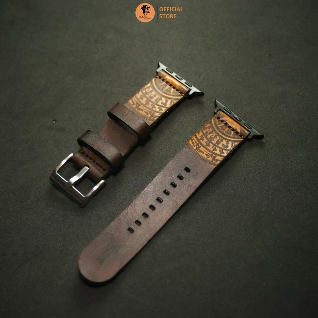 Dây Đồng Hồ Handmade AW 2,3,4,5,6,7,8, AW Ultra Da Bò Thanh Lịch Siêu ...