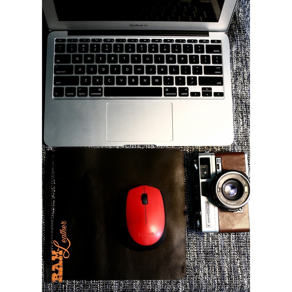Tấm Lót Chuột Màu Nâu Đậm (Mouse Pad) RAM Leather Siêu bền | Shopee ...