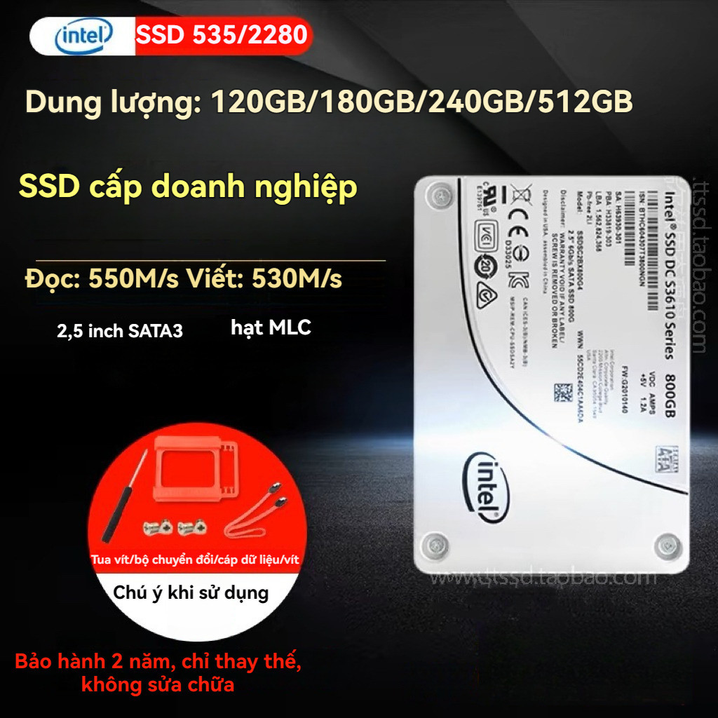 Intel SSD S4510 120GB/180GB/240GB/512GB SATA3 Desktop/Laptop (Bảo hành ...