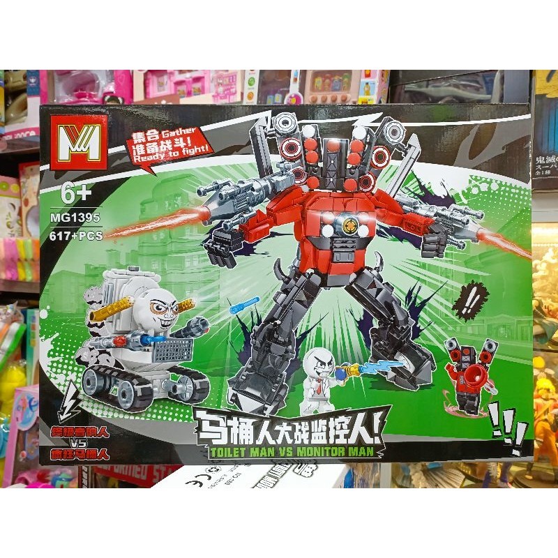 Mã 1395 - Hộp lê gô lắp ghép mô hình Robot SKIBIDI TOILET | Shopee Việt Nam