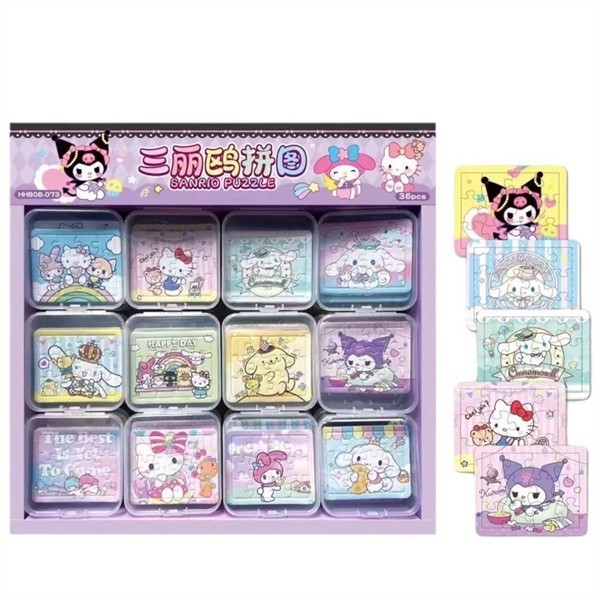 Set 2 Tranh Ghép Mini Sanrio JISO HOUSE | Shopee Việt Nam