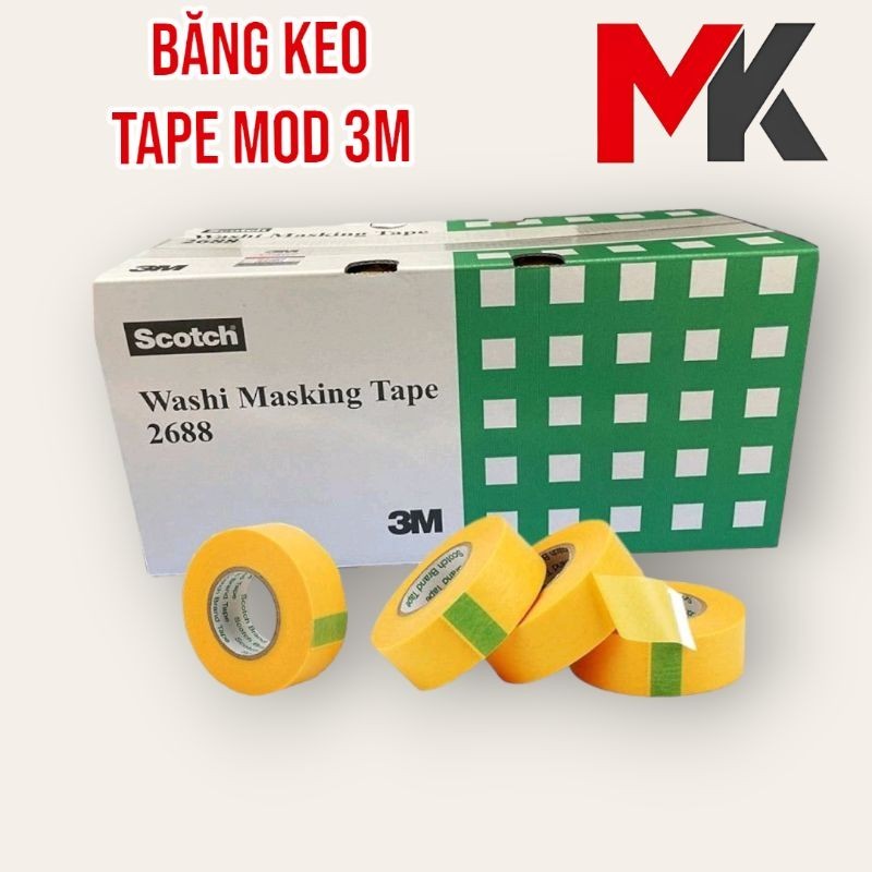 Băng keo Tape mod 3M Băng keo washi 3M 2688 Scotch tape mod bàn phím cơ ...
