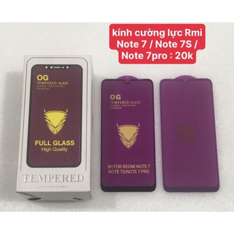 [HCM] Kính cường lực full màn hình Rmi Note 7 / Note 7S / Note 7pro | Shopee Việt Nam