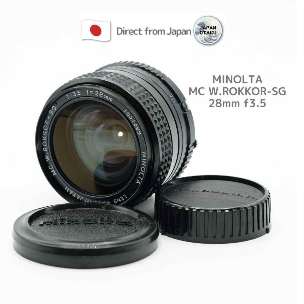 [Used in Japan] " Vintage Lens " MC W.ROKKOR-SG 28mm f/3.5 Minolta Released in Japan | Shopee ...