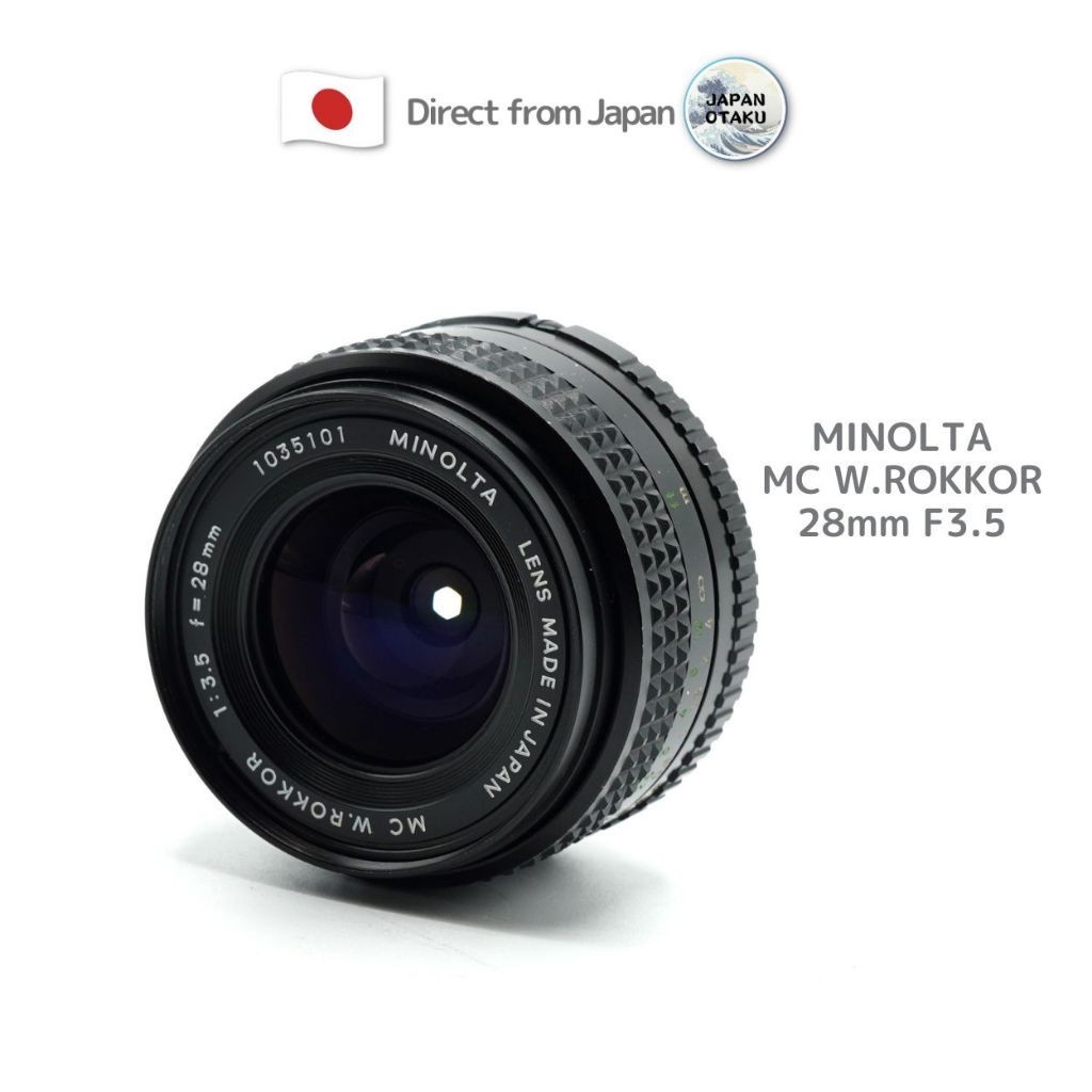[Used in Japan] " Vintage Lens " Minolta MC W.ROKKOR 28mm f/3.5 Minolta ...
