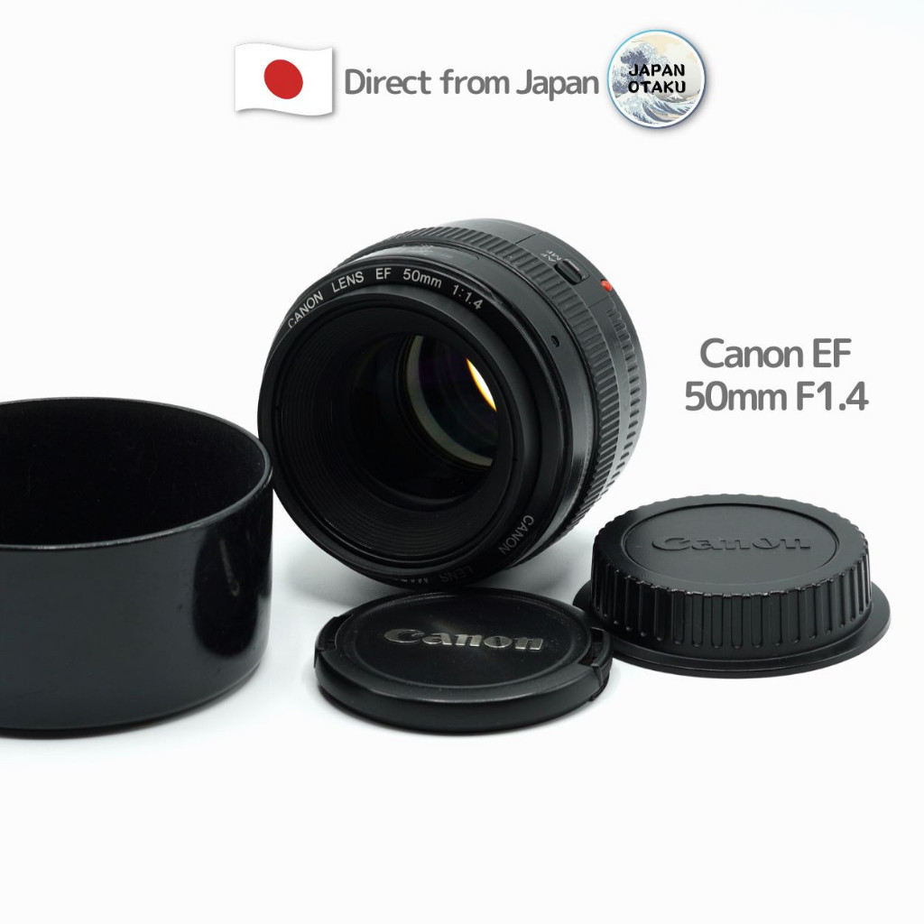 [Used in Japan] Canon EF 50mm f/1.4 USM AF / MF camera lens Released in ...
