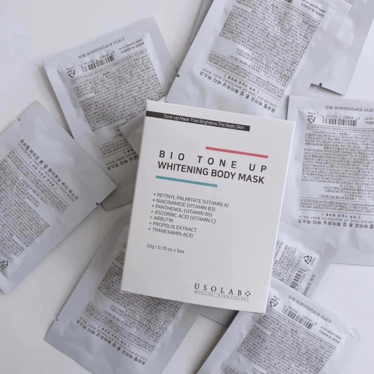 Kem ủ kích trắng Usolab BIO TONE UP WHITENING BODY MASK | Shopee Việt Nam