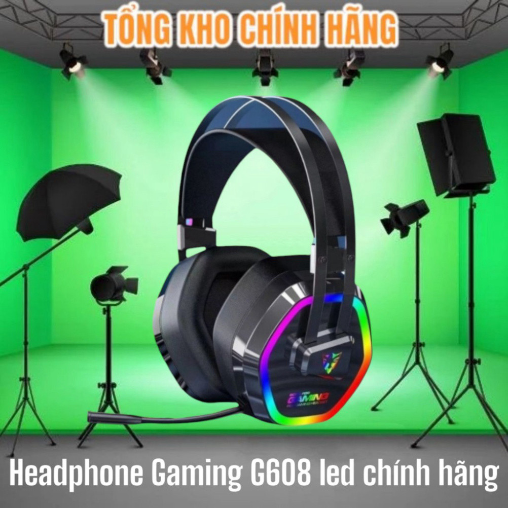 Tai Nghe Gaming G608 Led RGB Chính Hãng (USB 7.1) | Shopee Việt Nam