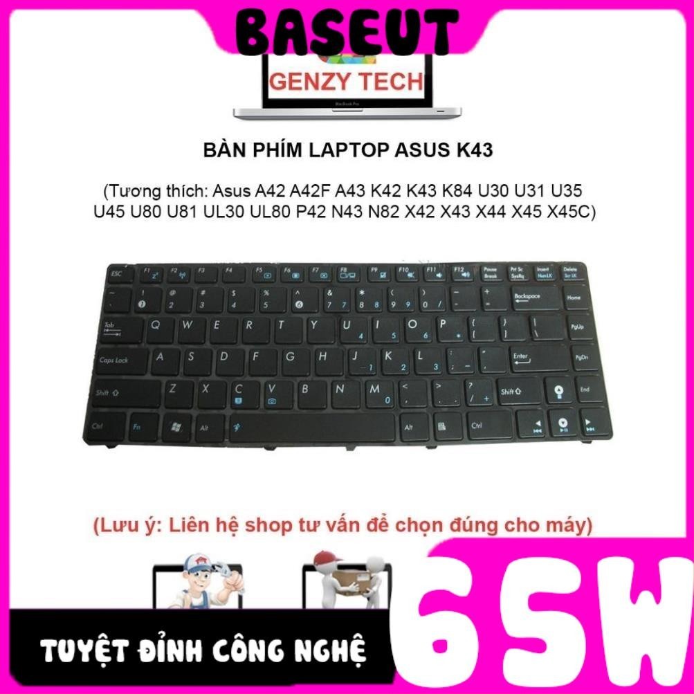 Bàn Phím Laptop ASUS K43 K43E K43S X42 X43 X43S X44H K42 A42 K42F X45C ...