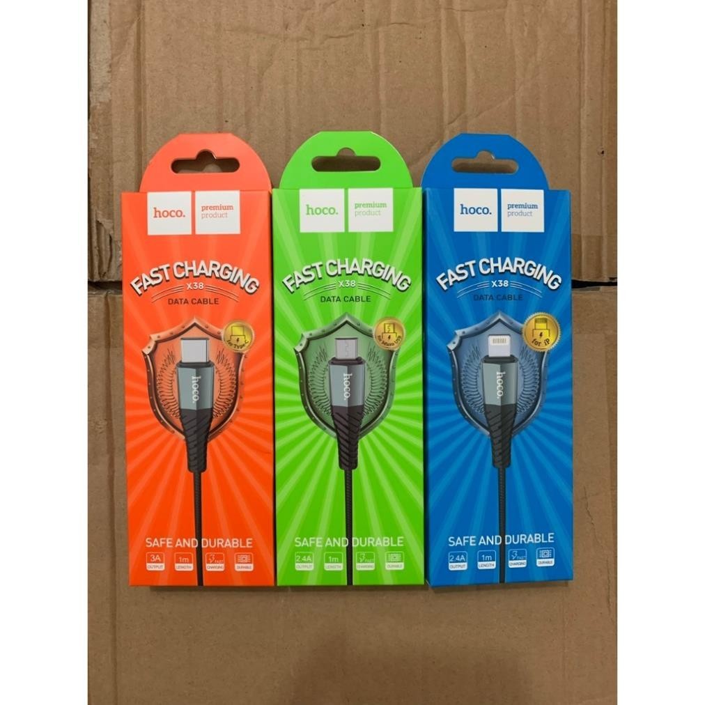 Cáp sạc nhanh và truyền dữ liệu HOCO X38 dây dài 1m chính hãng | Shopee Việt Nam