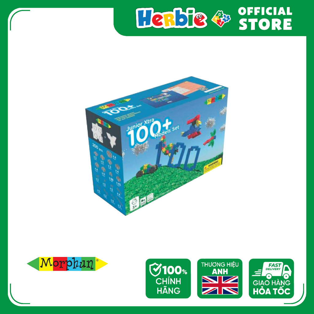 Đồ Chơi Lắp Ráp Phát Triển Trí Tuệ MORPHUN Junior Xtra 100+ Models Set ...