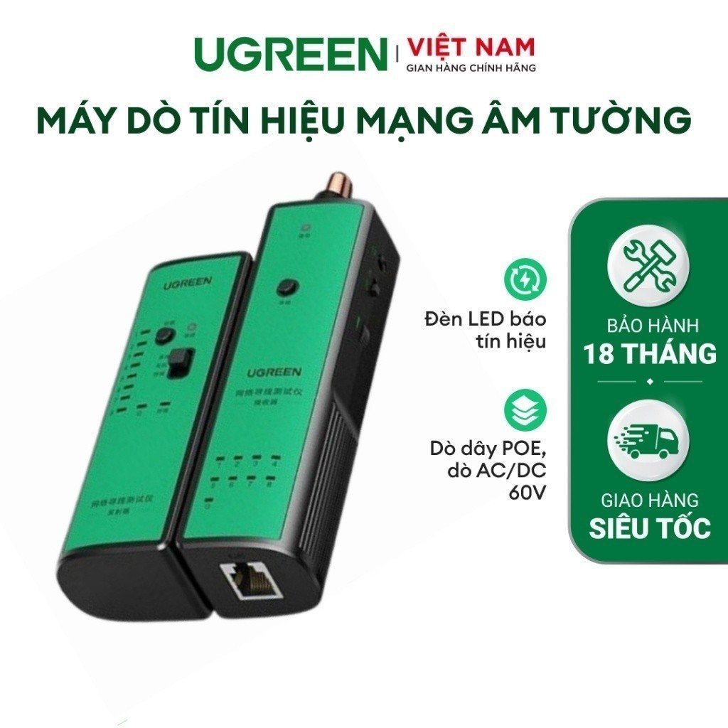 Máy dò tín hiệu mạng âm tường UGREEN 10951 - Hàng phân phối chính hãng ...