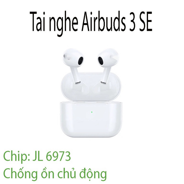 Tai nghe Airbuds 3 SE WiWU tham gia bluetooth Chip: JL 6973, sạc không ...