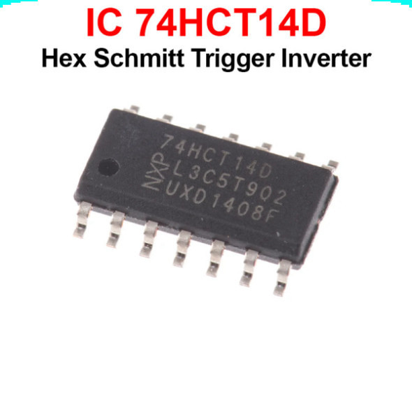 (Gói 5 con) IC 74HCT14D Hex Schmitt Trigger Inverter 14-SOIC | Shopee Việt Nam
