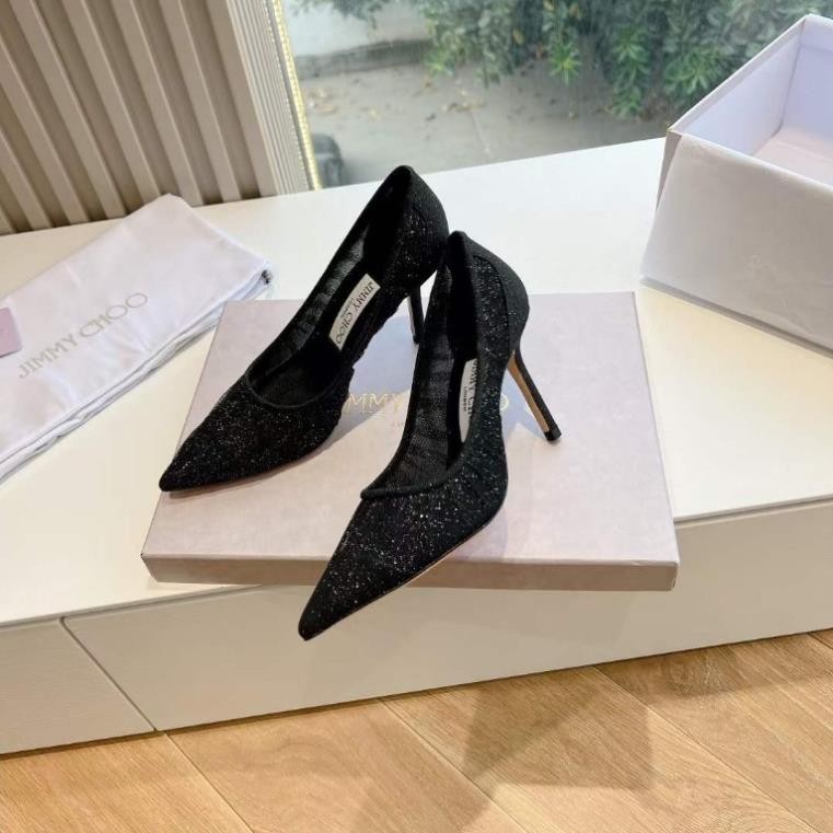 Giày Cao Gót Jimmy Choo Bling Bling Kim Tuyến Lấp Lánh Sang Chảnh, Giày ...