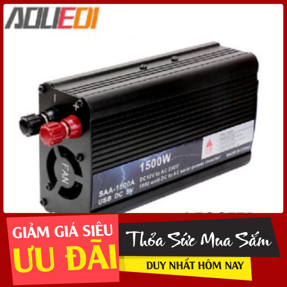 Máy Kích Điện 1500W - Bộ Kích Điện 1500W - Inverter 1500W Sin Chuẩn bh ...