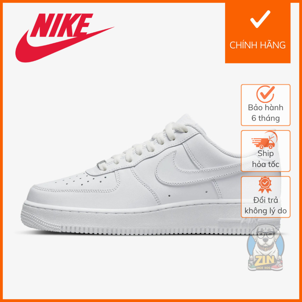 [ CHÍNH HÃNG ] Giày Nike Air Force 1 AF1 trắng cổ thâp cho Nam và Nữ ...