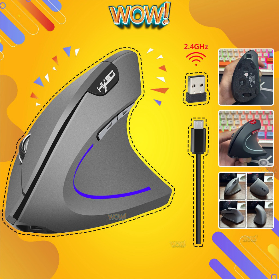 Chuột Đứng Công Thái Học Không Dây Chống Mỏi Tay Giá Rẻ Kết Nối ...