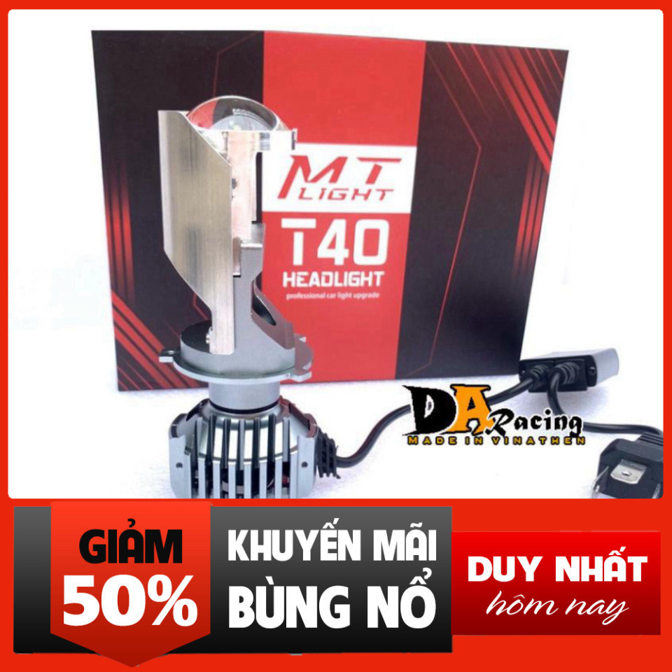 Đèn Pha LED Bi Cầu Mini H4 T40/F40 ( New ) Công Xuất 40w Lắp Ô tô, Xe ...