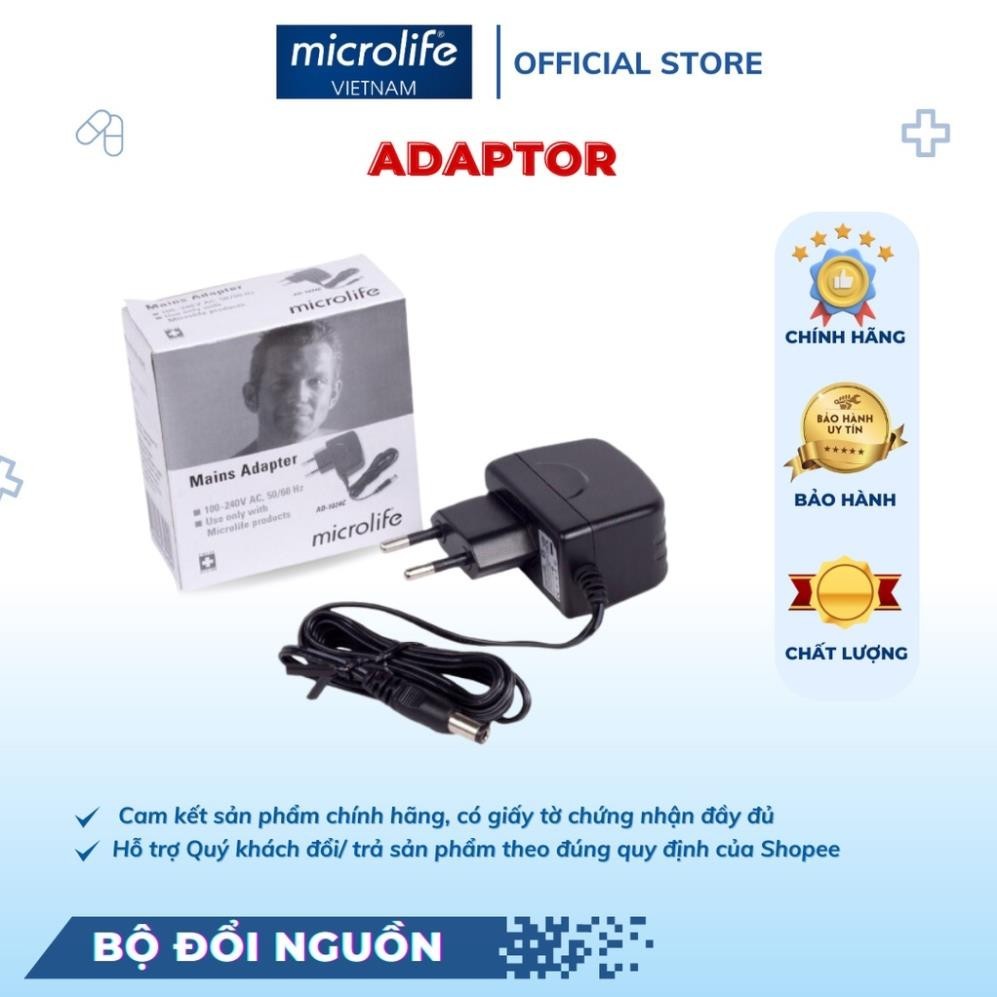 Bộ Đổi Nguồn Adaptor MICROLIFE Dùng Cho Máy Đo Huyết Áp Bắp Tay Chính ...