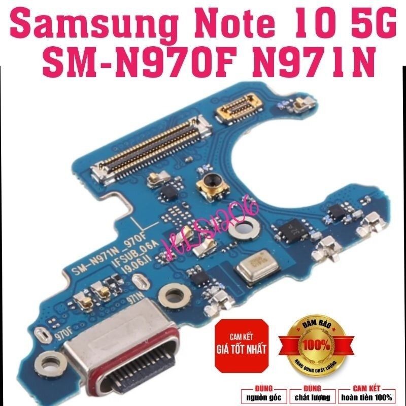 Cụm sạc Samsung Note 10 (SM-N970F) , Note 10 5G (SM-N971N) , mã cụm sạc ...