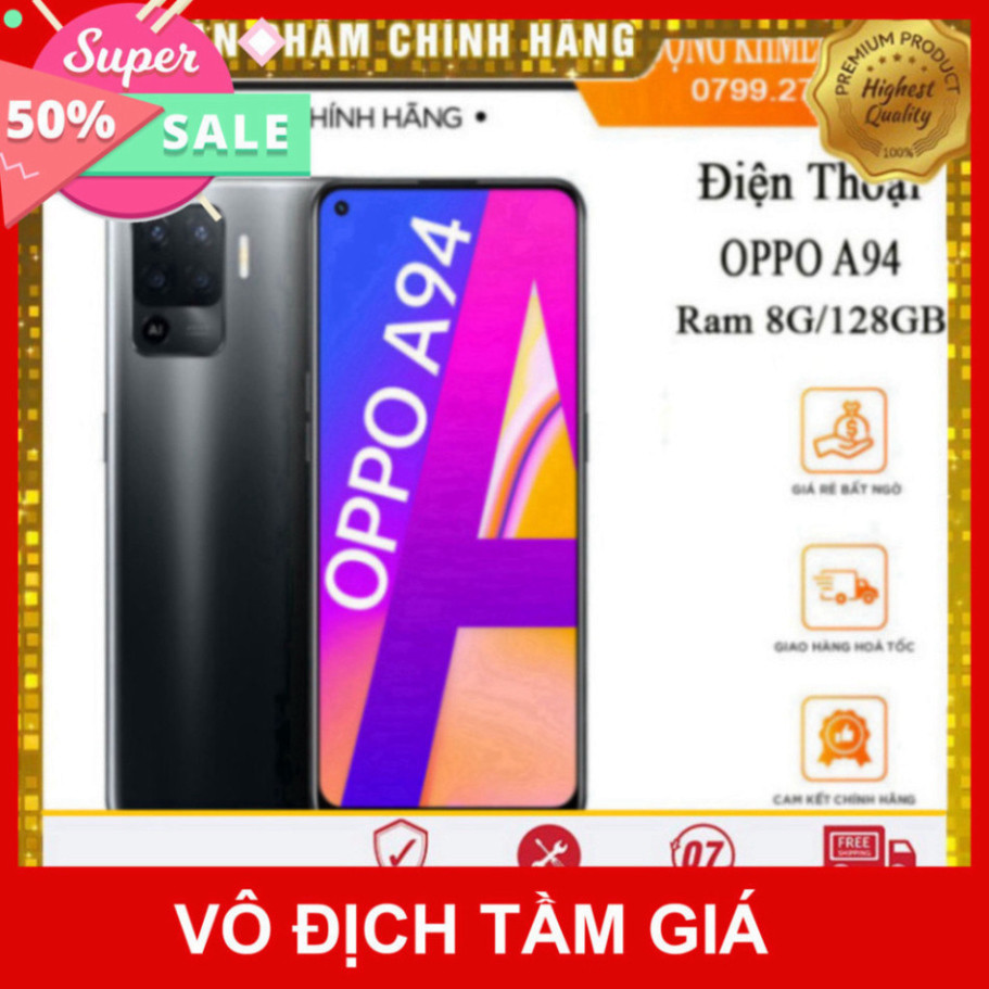 Điện thoại Oppo A94 Ram 8GB/128GB máy chính hãng | Shopee Việt Nam