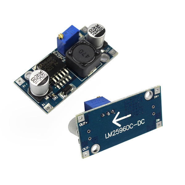 Mạch nguồn giảm áp, hạ áp LM2596S , LM2596 có led hiển thị điện áp ...