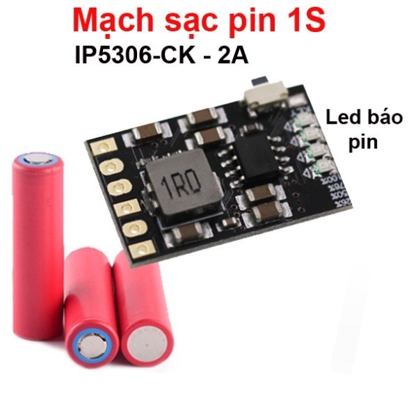 Mạch sạc Pin 1S có báo mức Pin IP5306-CK - 2A || | Shopee Việt Nam