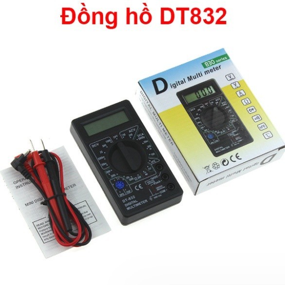Đồng hồ đo điện áp, dòng điện DT9205A , XL830L , DT832 || | Shopee Việt Nam