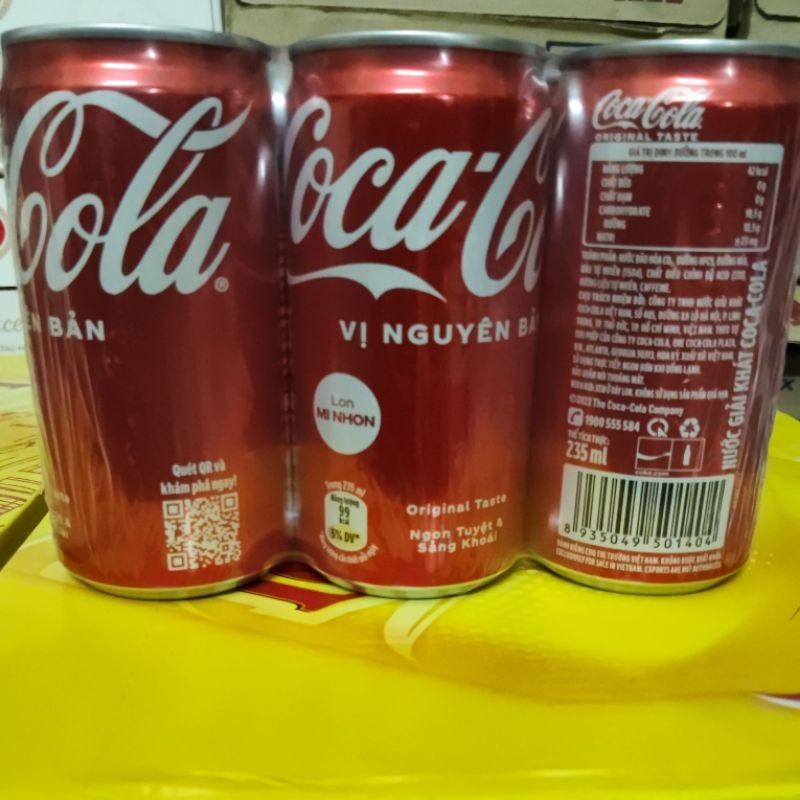 Coca CoLa lốc 6 lon 235ml | Shopee Việt Nam