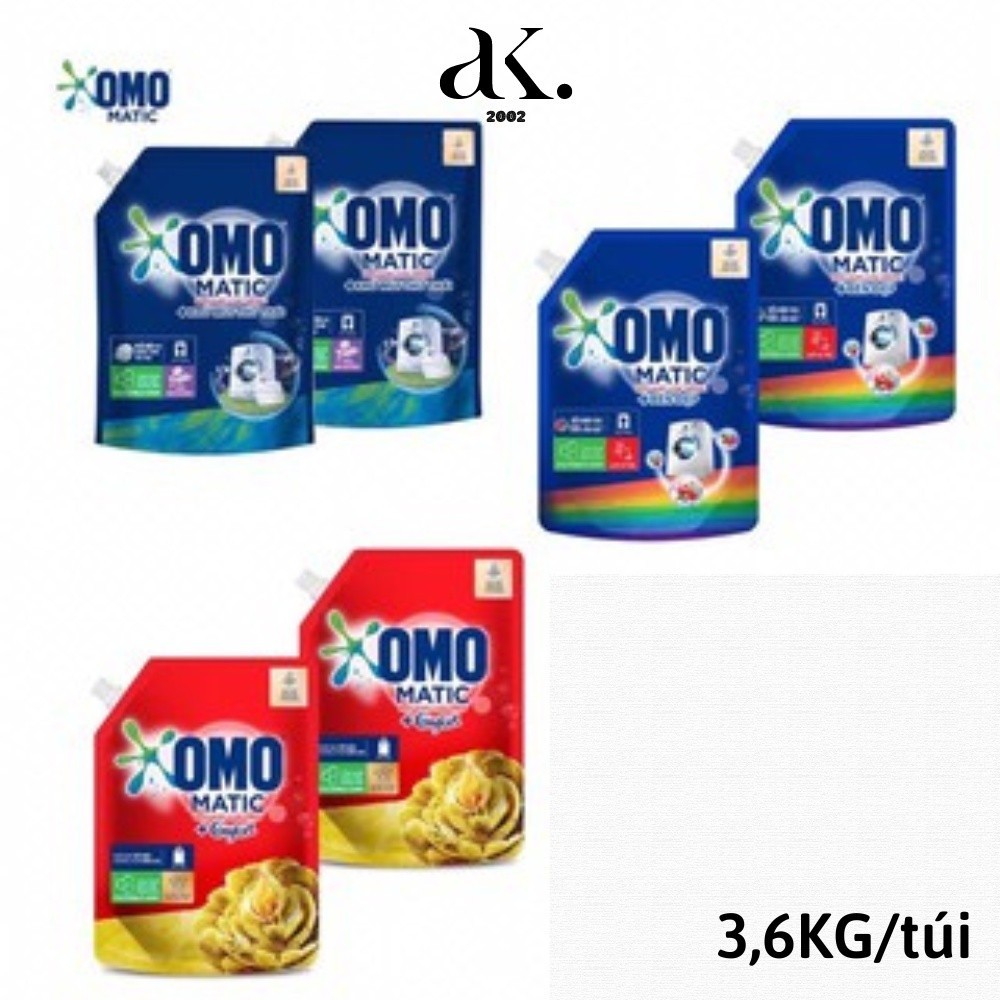 Combo 2 túi Nước Giặt OMO Matic dành cho máy giặt cửa trên/cửa trước 3 ...