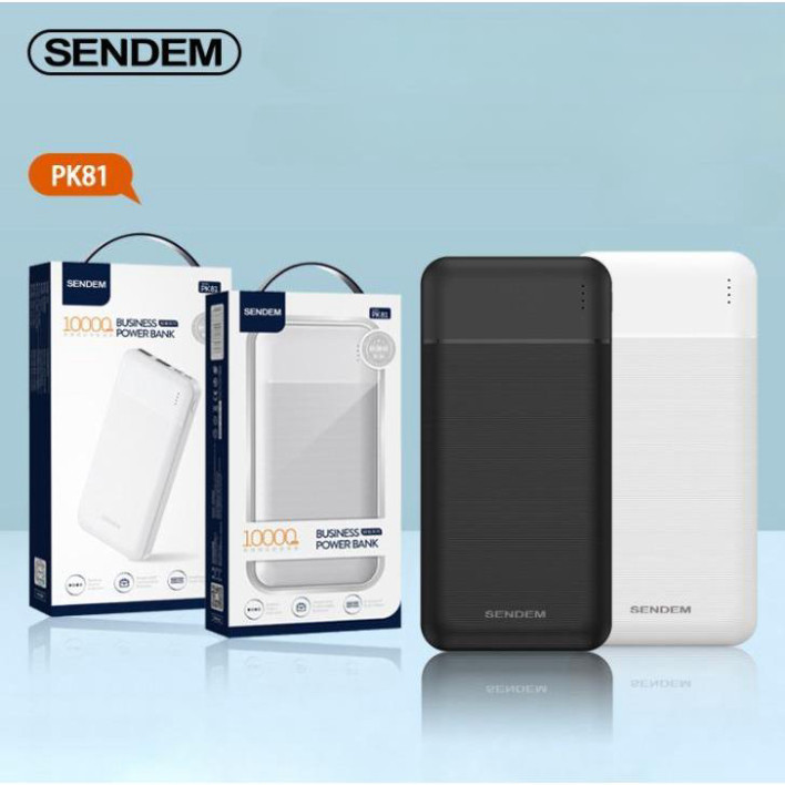 SẠC DỰ PHÒNG CHÍNH HÃNG SENDEM 10000MAH - DI ĐỘNG, CÔNG SUẤT LỚN, NHIỀU ...
