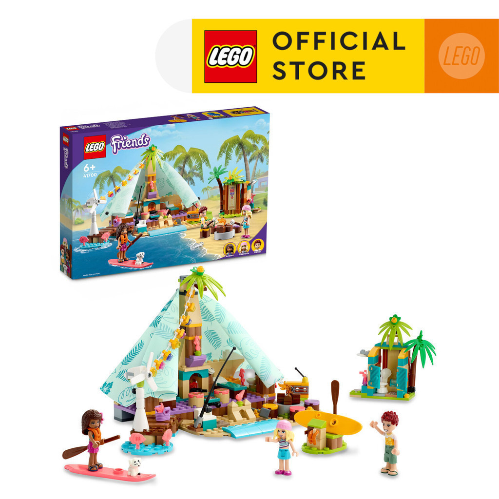 LEGO Friends 41700 Lều Cắm Trại Bãi Biển (380 chi tiết) | Shopee Việt Nam