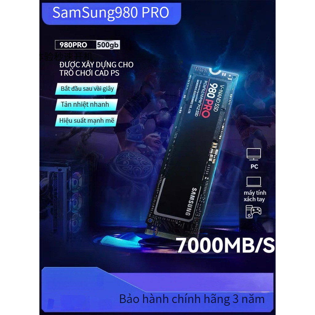 Samsung 980 pro M2 SSD 500GB/1TB/2TB NVME (PCIe 4.0 tốc độ cao) cho ...