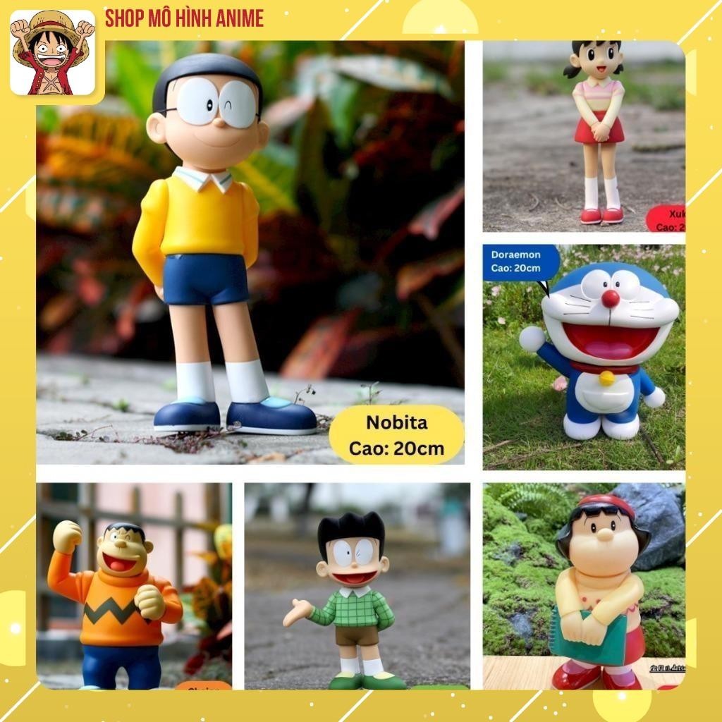 Mô Hình Nhân Vật Doraemon, Nobita, Chaien, Xeko, Xuka, Jaiko Cao 23cm ...