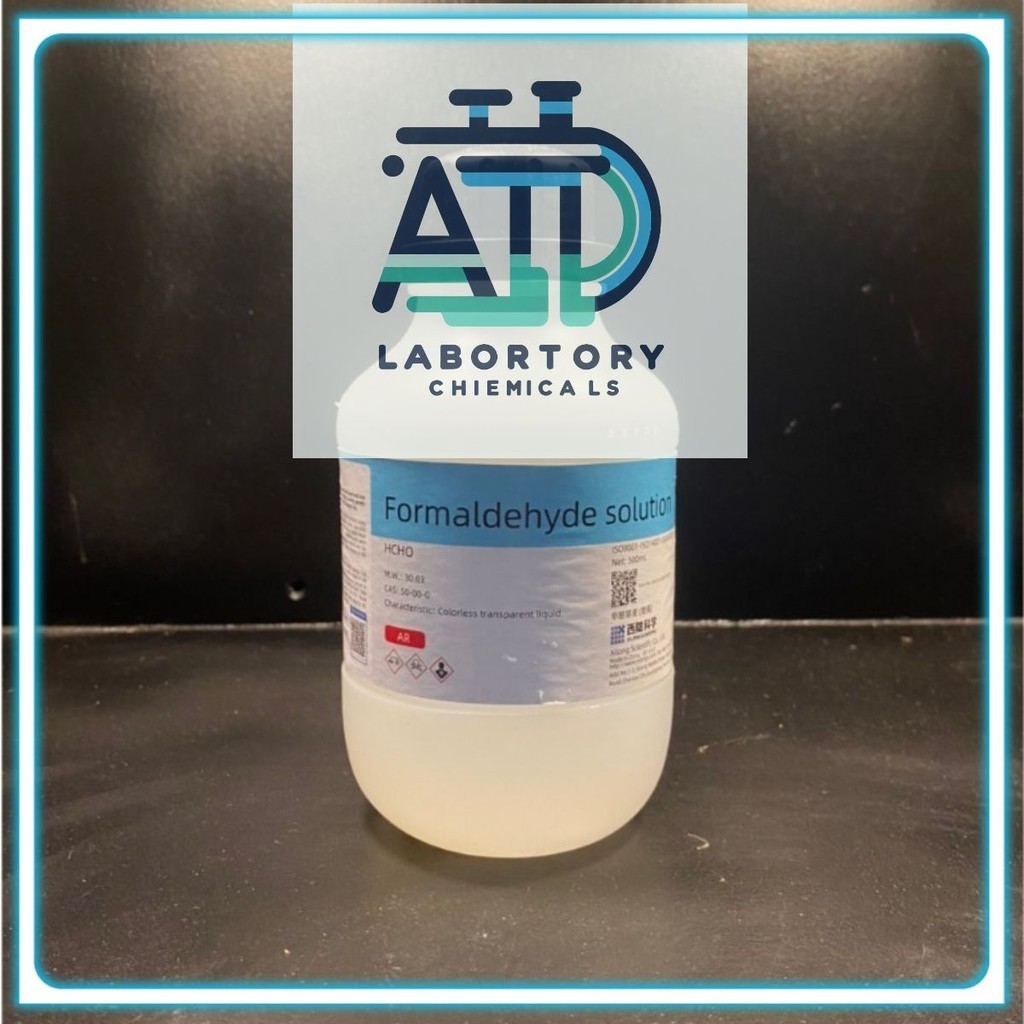 Hóa Chất Formol HCHO chai 500ml phooc môn Formaldehyde Formalin, XILONG - (ATD_LAB) | Shopee ...