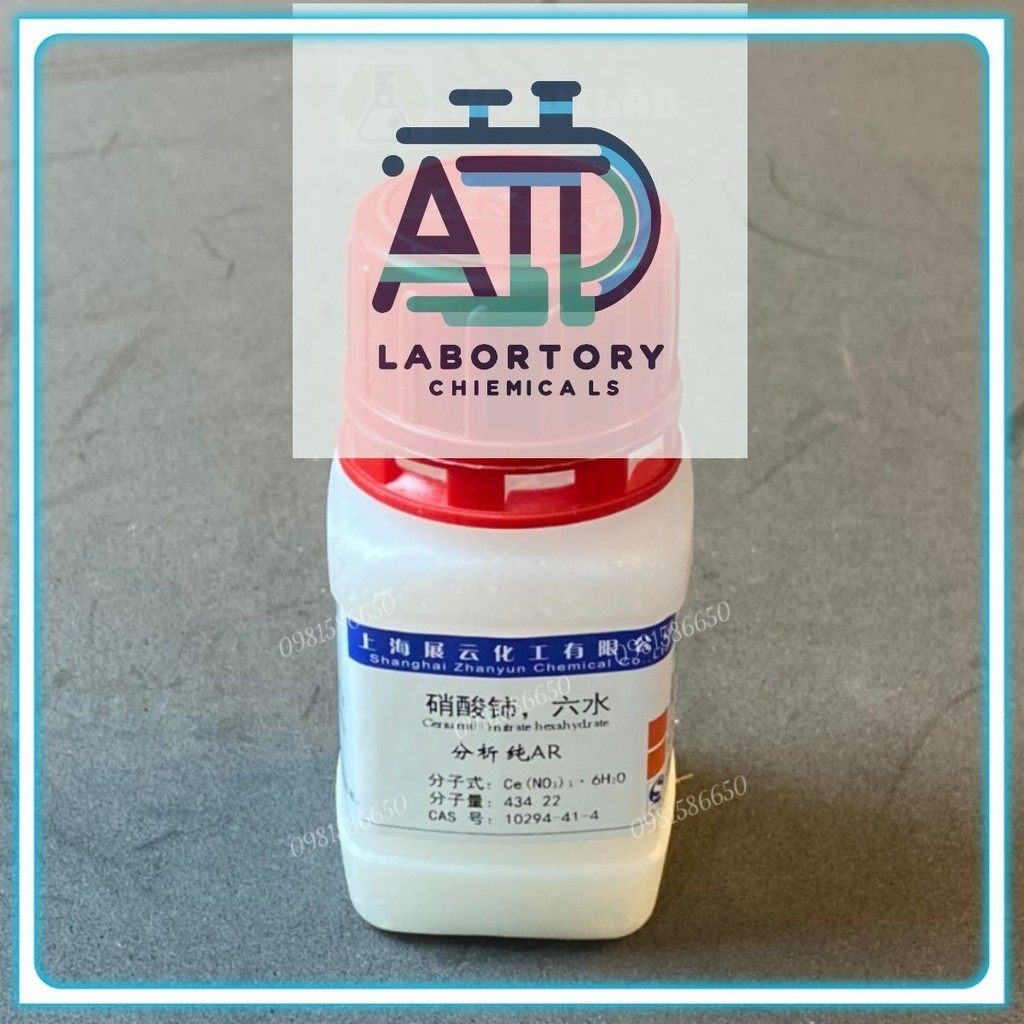 Hóa Chất Cerium(III) nitrate hexahydrate, Ce(NO3)3.6H2O, Cas 10294-41-4 ...