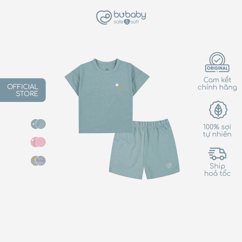 BuBaby - Bộ quần áo ngắn tay cài vai Twinkle - Bamco BBC130108 18M 24M ...