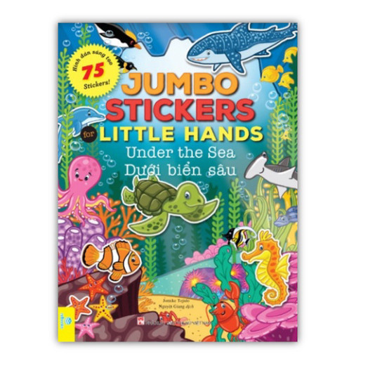 Sách - Jumbo Stickers For Little Hands dưới biển sâu | Shopee Việt Nam