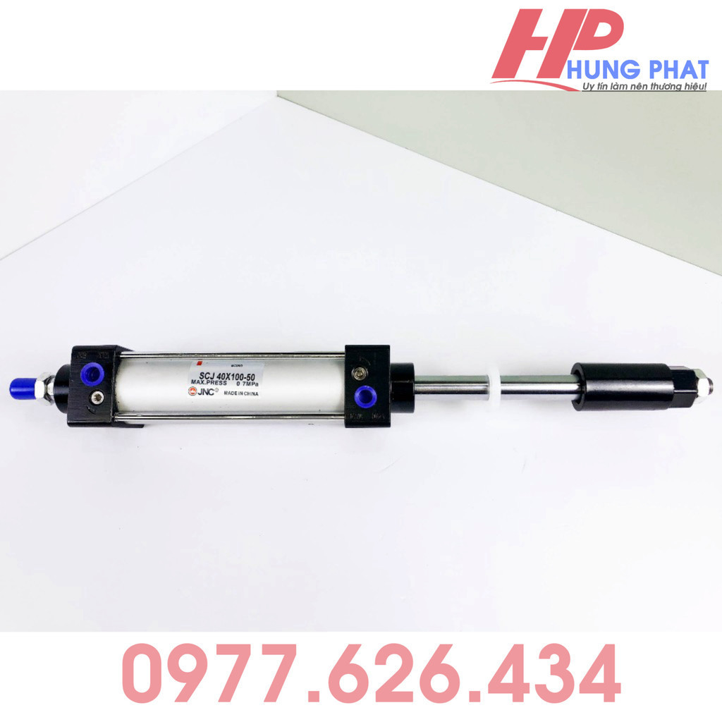 Xi lanh SCJ 40x100-50 - Xi lanh khí nén SCJ - Xi lanh hai đầu chỉnh ...