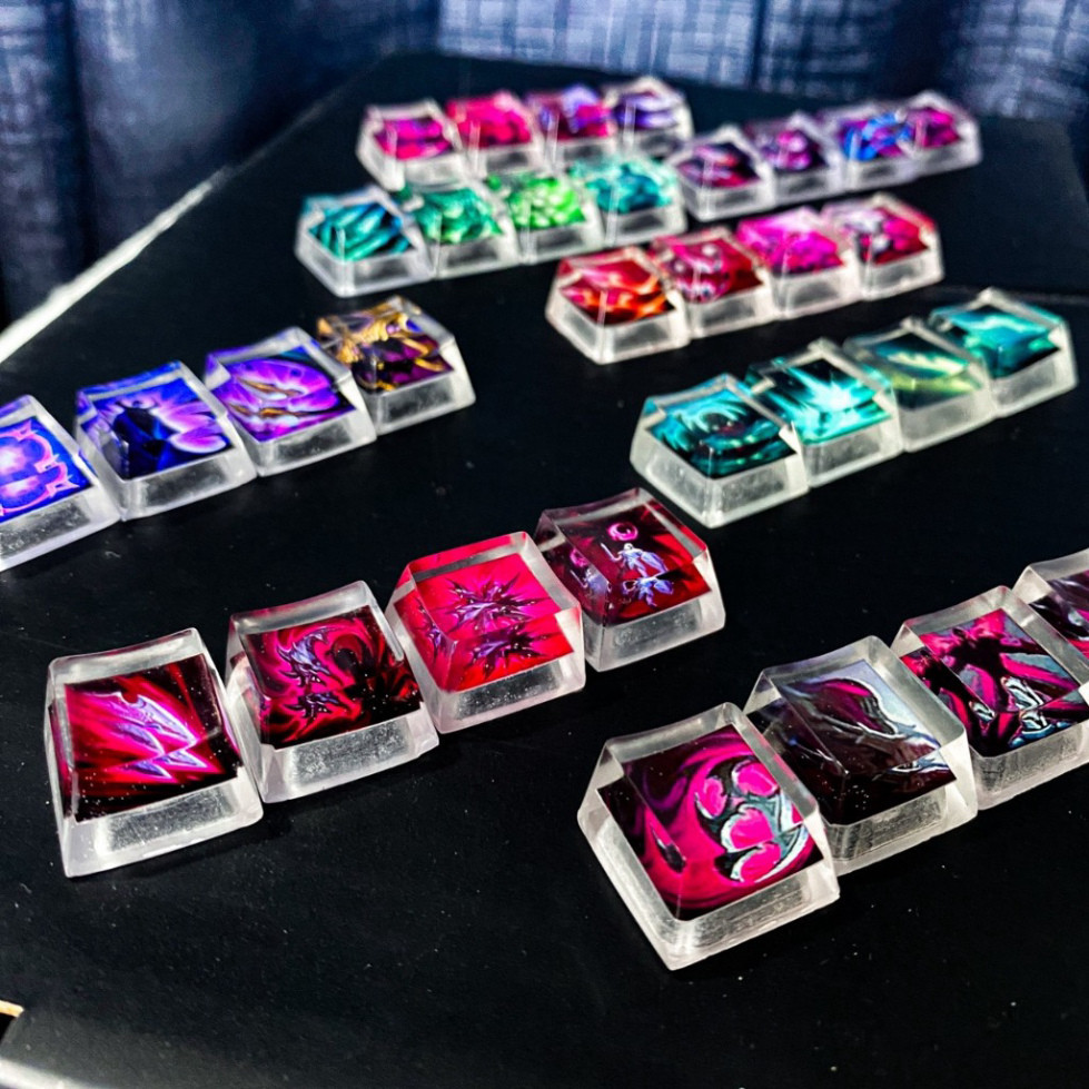 Keycap skill lol bộ phím cơ gắn nút skill lol, Keycap Liên Minh - Ct ...