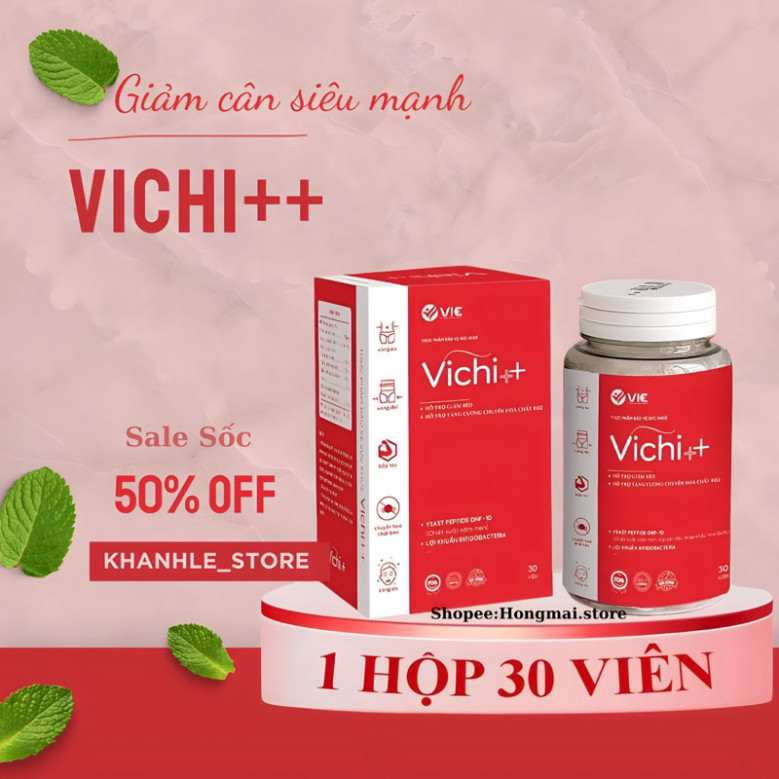[ Chính Hãng ] Giảm cân cấp tốc Vichi++ Chính hãng dành cho cơ địa khó ...