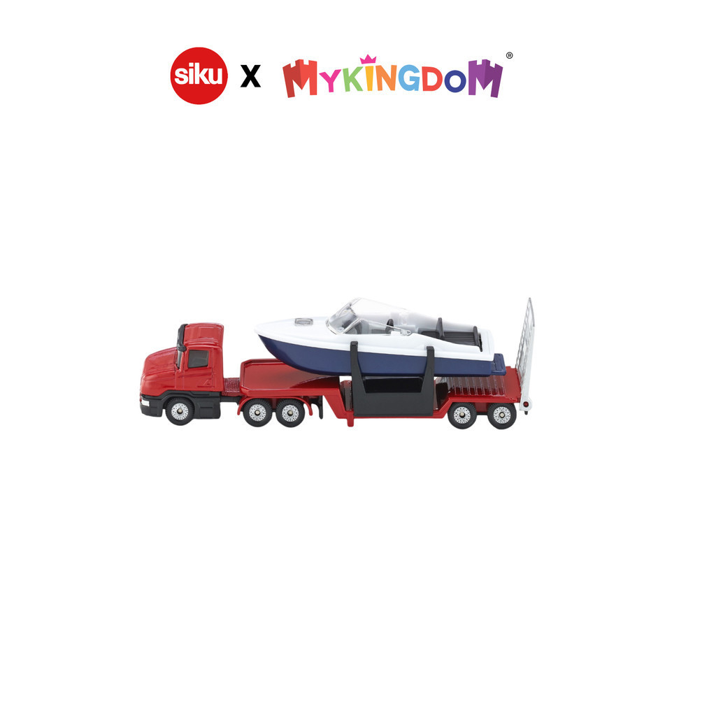 Đồ Chơi Mô Hình Xe Tải Sàn Thấp Và Ca-nô SIKU 1613 | Shopee Việt Nam